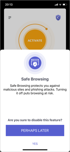 Safe Browsing, Best Mobile Security App Android, Comodo Mobile Security for iOS